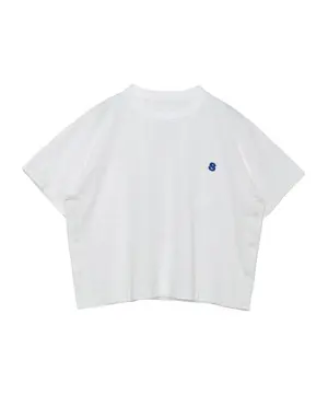 Sacai Logo-embroidered Cotton T-shirt - White