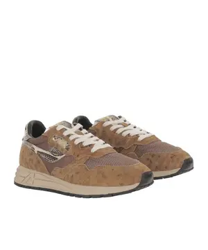 AUTRY Reelwind Low Sneakers With Python-print And Leopard Print