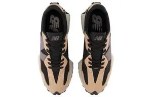 NEW BALANCE 327 Casual Lace-up Sneakers - Tan/black
