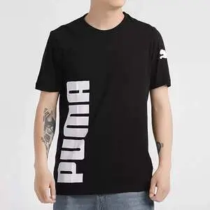PUMA Casual Sports Round Neck Short Sleeve