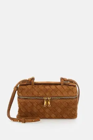 Bottega Veneta Intrecciato Leather Vanity Case Bag - Multicolor