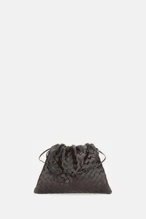 Bottega Veneta Medium Dustbag Clutch In Intrecciato Leather