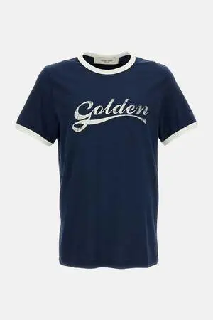 GOLDEN GOOSE Journey M's Garment Dyed Slim T-shirt - Multicolor