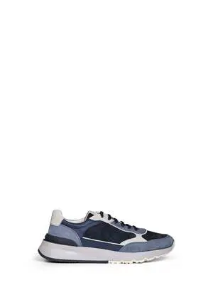 Brunello Cucinelli Paneled Suede And Smooth Leather Sneakers - Multicolor