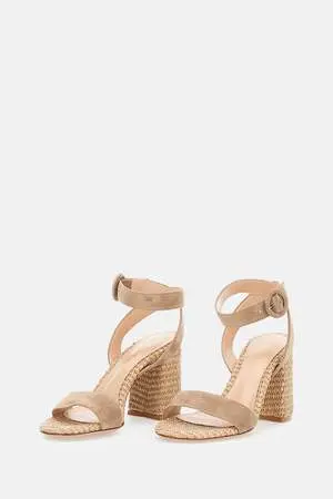 GIANVITO ROSSI Luana Suede Sandals - Multicolor