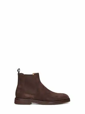 Brunello Cucinelli Suede Chelsea Ankle Boots - Multicolor