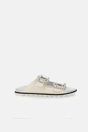 ROGER VIVIER Embellished Buckled Sandals - Multicolor