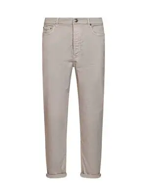 Brunello Cucinelli Garment-dyed Lightweight Comfort Denim Jeans - Multicolor