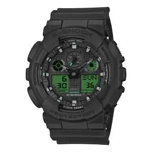Casio G-shock Analog-digital Watch - Black/electro Green