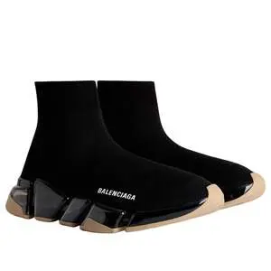 Balenciaga Speed 2.0 Sock Sneakers - Black/beige