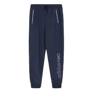 Adidas Neo Breathable Running Bundle Feet Sports Pants Navy