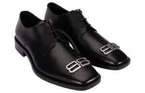 Balenciaga Rim Derby Leather Shoes