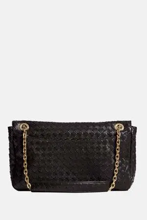 Bottega Veneta Madison Intrecciato Leather Shoulder Bag - Multicolor