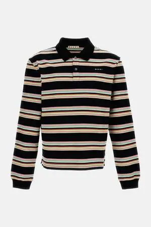 Marni Long-sleeved Polo - Multicolor