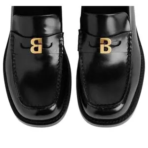 Balenciaga Leather Loafers