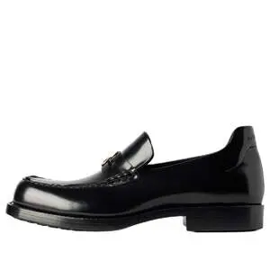 Balenciaga Leather Loafers - Black