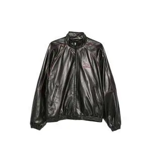 Balenciaga Jackets Leather Jackets - Black