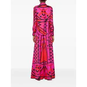 Emilio Pucci Silk Twill Vivara Print Shirt