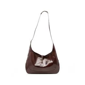 Gucci Leather Shoulder Bag - Brown