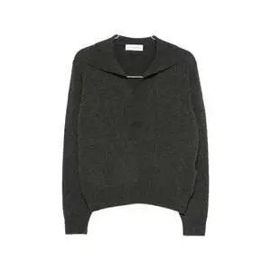 Victoria Beckham Grey Knitwear Jumpers - Gray