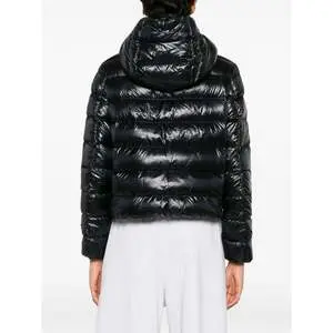 Herno Hooded Zip-up Puffer Jacket - Black