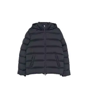 Herno Padded Down Jacket With Drawstring Hood - Blue