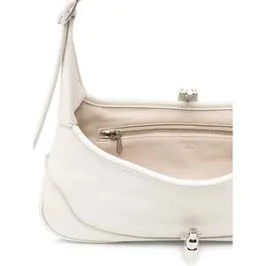 Gucci White Leather Shoulder Bag