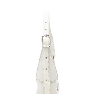 Gucci White Leather Shoulder Bag