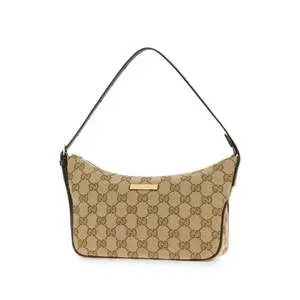 Gucci Gg Supreme Canvas Shoulder Bag - Cream