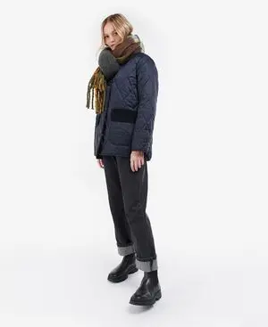 Barbour Tartan-check Knit Scarf