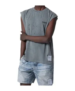 Satisfy Mothtech Distressed Sleeveless T-shirt