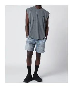 Satisfy Mothtech Distressed Sleeveless T-shirt