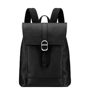Dior Monogrammed Flap Backpack