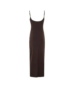 MC2 SAINT BARTH Spaghetti Strap Dress - Black