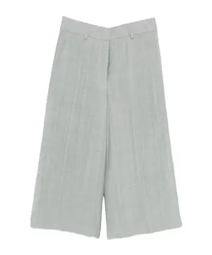 FORTE_FORTE Casual Pants With Belt Loops - Gray
