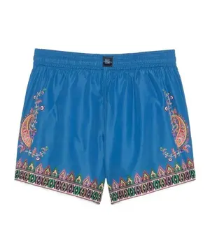 Etro Paisley Print Swim Shorts