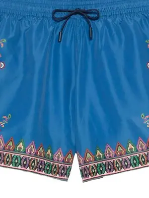 Etro Paisley Print Swim Shorts