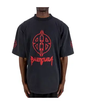 Balenciaga Logo-print Cotton T-shirt