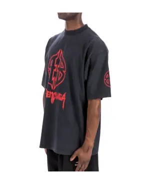 Balenciaga Logo-print Cotton T-shirt