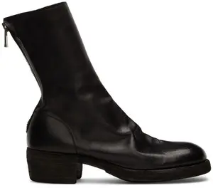 Guidi Zip-up Heeled Leather Boots