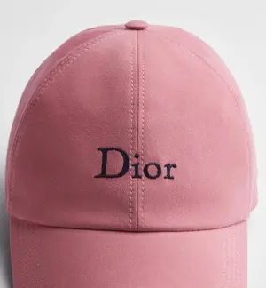 Dior Embroidered Cotton Canvas Cap