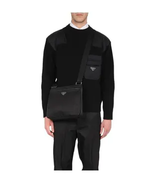 Prada Re-nylon And Saffiano Shoulder Bag