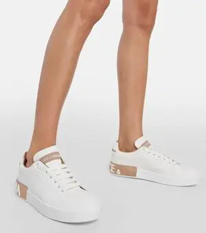 Dolce & Gabbana Portofino Leather Sneakers