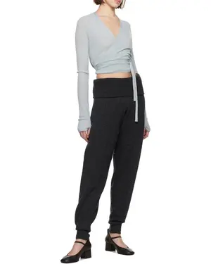 LEMAIRE Wrap Cardigan - Cloud Blue