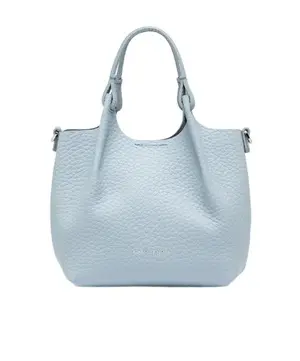 GIANNI CHIARINI Dua Grained Leather Tote Bag - Blue