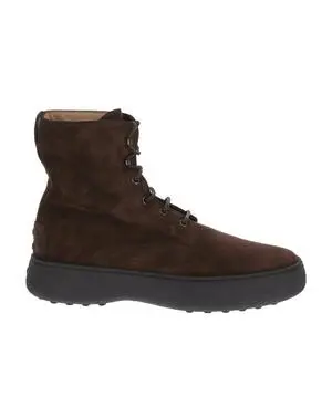 TOD'S Lace-up Ankle Boots - Black