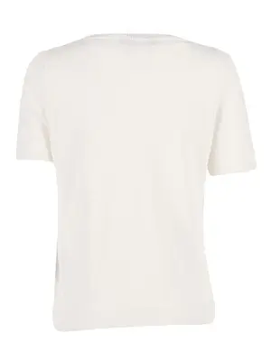 Max Mara Crew Neck Short Sleeve Top
