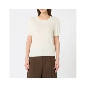 Max Mara Crew Neck Short Sleeve Top