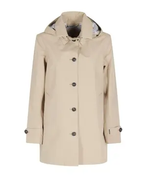 SAVE THE DUCK Long-sleeved Trench Coat - Nude