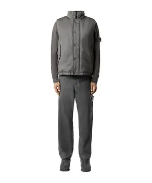 Stone Island Regular-fit Chino Trousers With Natural Weather Protection